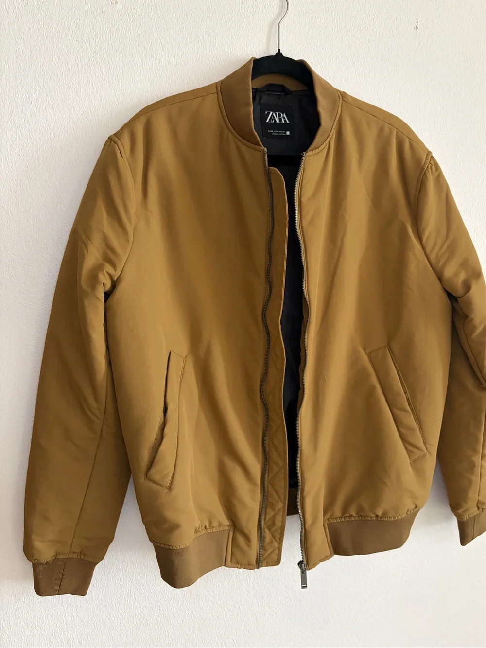 Zara | Jackets & Coats | Zara Mens Tan Bomber Jacket Medium | Poshmark
